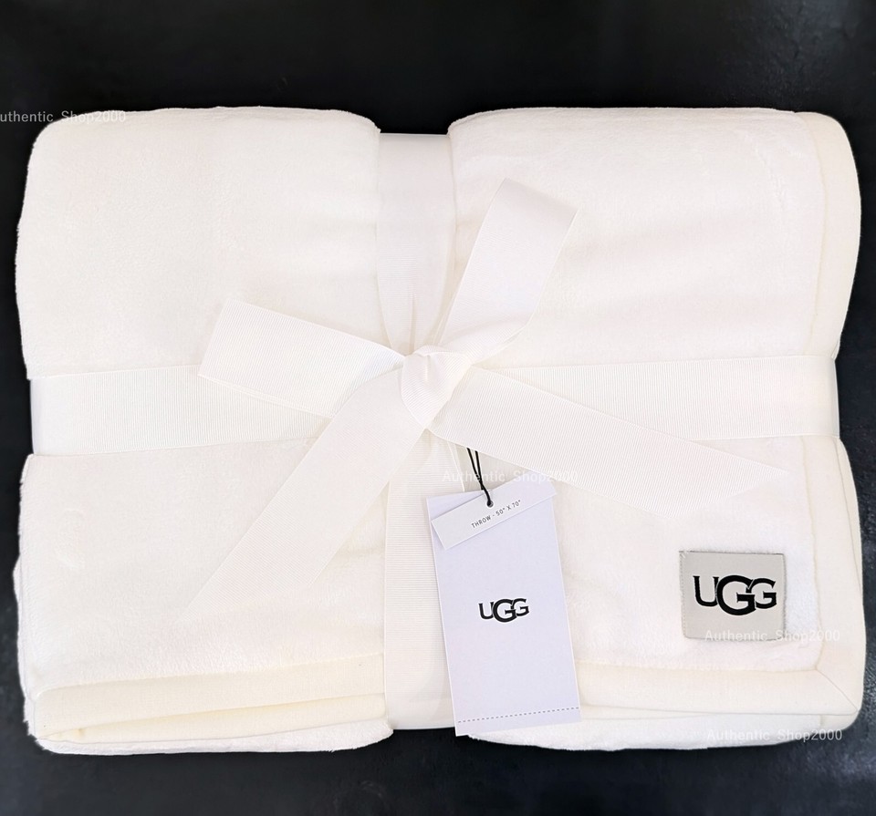 New 100% Authentic UGG Home Collection Soft Duffield Throw II Blanket ...