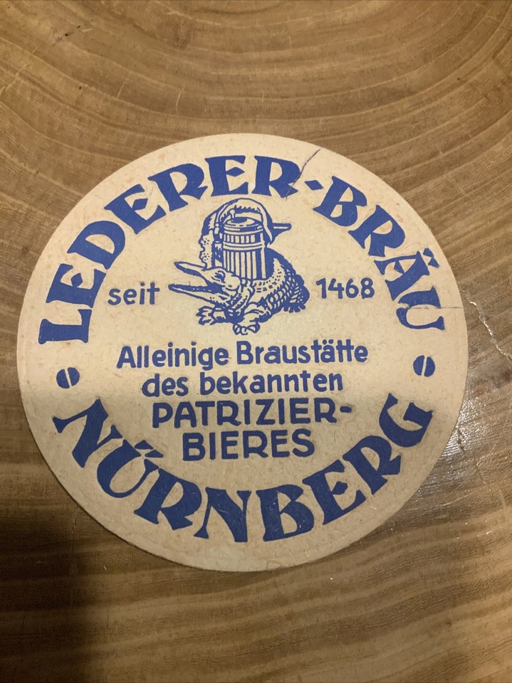 1950’s Lederer Brau Nurnberg German Beer Coaster | eBay