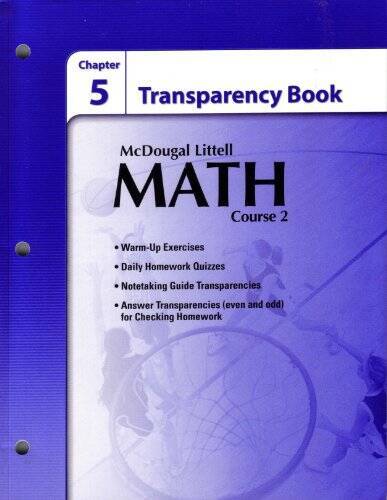 McDougal Littell Math Course 2: Chapter Transparency Book Chapter 5 ...
