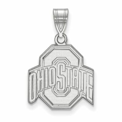 Sterling Silver The Ohio State Medium Pendant | eBay
