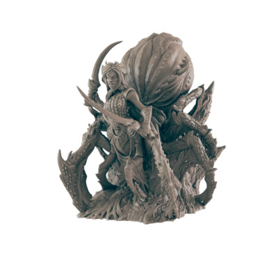 "Drow Dark Elf Drider" Beasts & Baddies 2 EC3D resin miniatures D&D ...