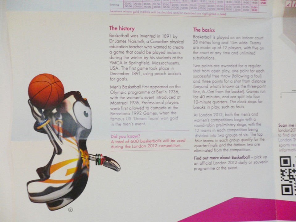 London 2012 Olympic Games Official Spectator Guide BASKETBALL ARENA ...