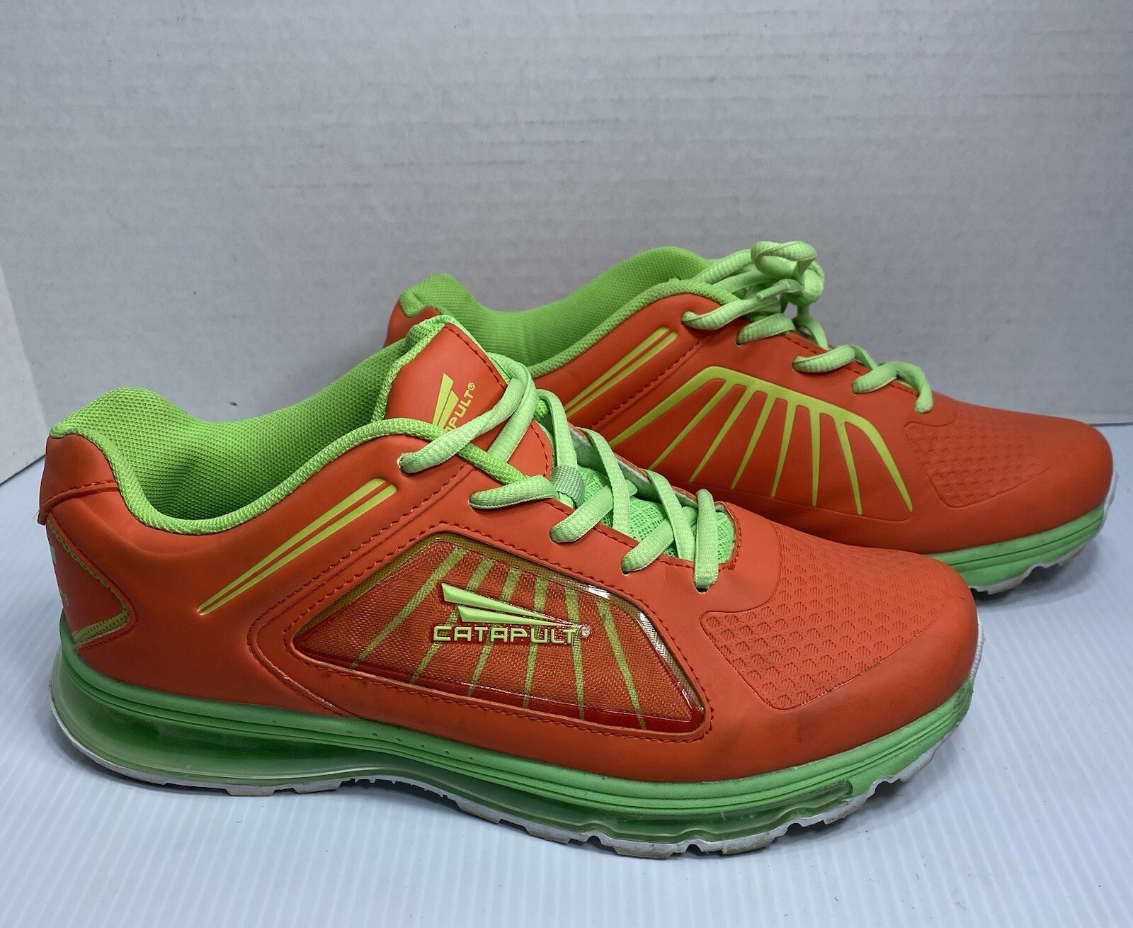 Catapult Men's Shoes Size 9 Chase 71000 Casual Running Green Orange ...