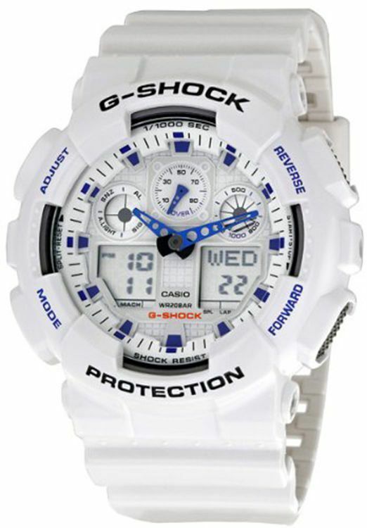 Casio G-SHOCK Men's White Watch - GA100A-7 for sale online | eBay