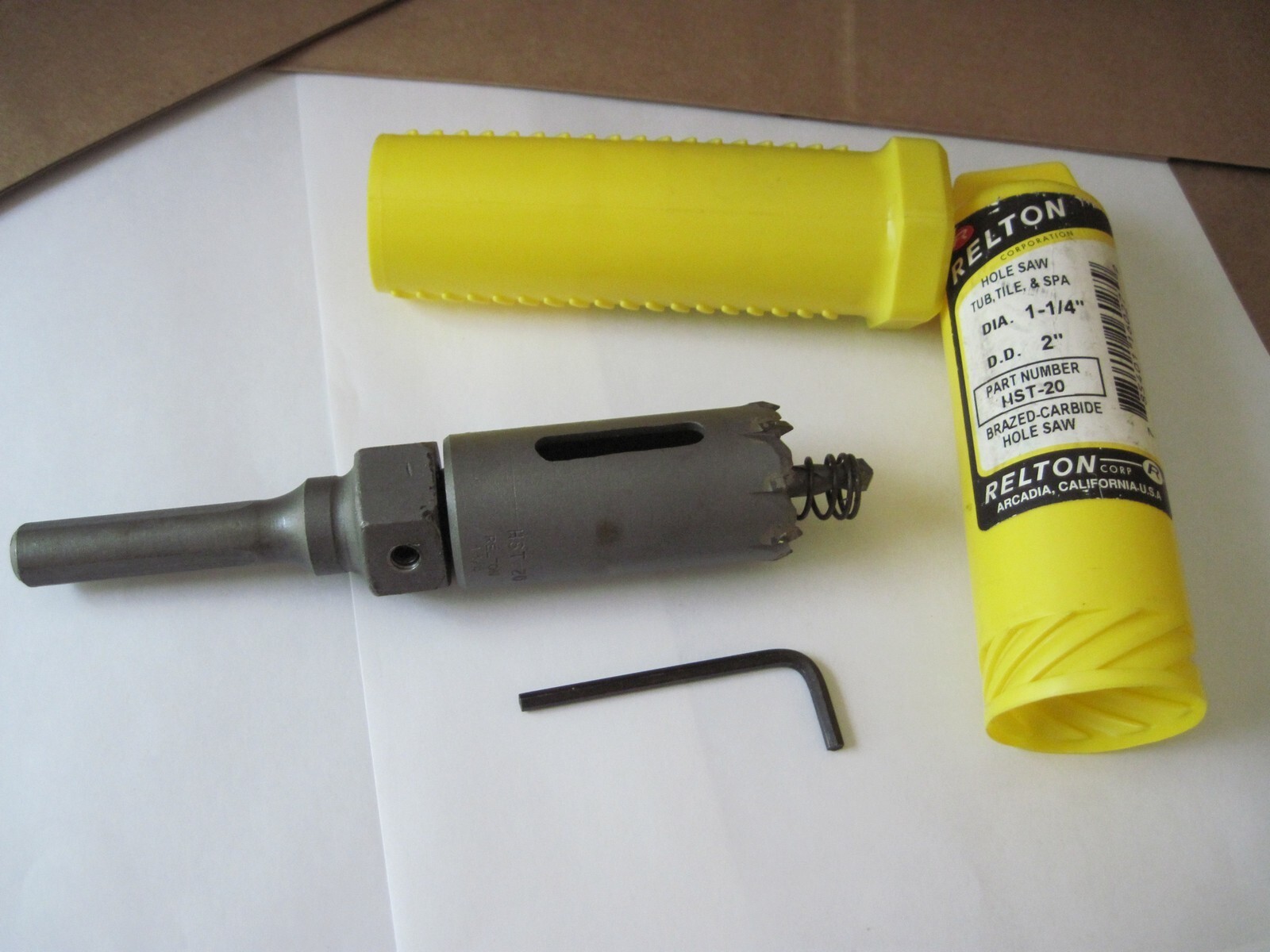 RELTON HST-20 1-1/4" " Tub Tile & Spa Hole Saw Complete for sale online ...