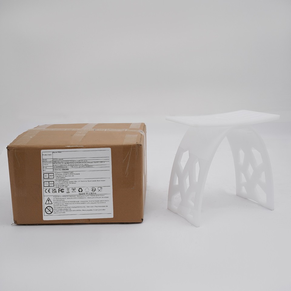 Acrylic Shower Stool Bathroom Bench, Bath Stool with Water Leaking ...