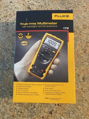 Fluke 179 True RMS Digital Multimeter New In Box | eBay
