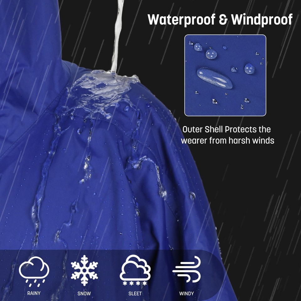 Catalonia Swim Parka for Men Women, Waterproof Surf Swimming Jacket ...