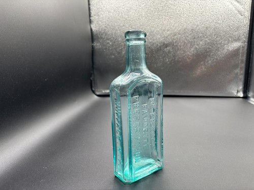 Aqua Medicine Bottle 'Dr. Pierce's Favorite Prescription' Early 1900s ...