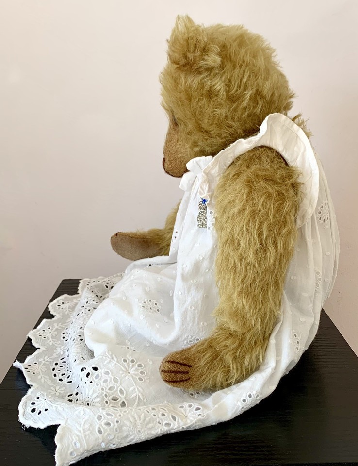 17” MOHAIR ARTIST TEDDY ‘CLAUDETTE’ BY RACHEL WARD OF BARRICANE BEARS ...