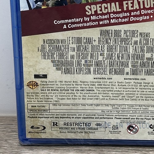 Falling Down Blu-ray Michael Douglas Robert Duvall Barbara Hershey Forrest New 883929153961| eBay