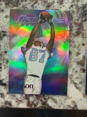 1999 PLAYOFF PRESTIGE SSD PURPLE CARD /500 HOUSTON OILERS KEVIN DYSON # ...