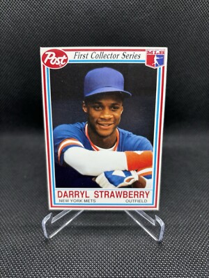 1990 Post Food First Collector Series #10 Darryl Strawberry METS | eBay