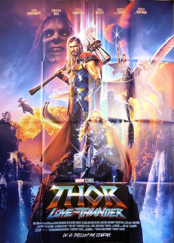 Affiche cinéma " Thor 3 Love And Thunder " 120x160cm /2023 | eBay