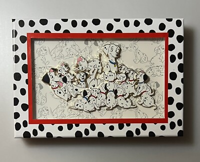 WDI 101 Dalmatians Pongo Perdita Rolly 60th Anniversary Jumbo Pin LE ...
