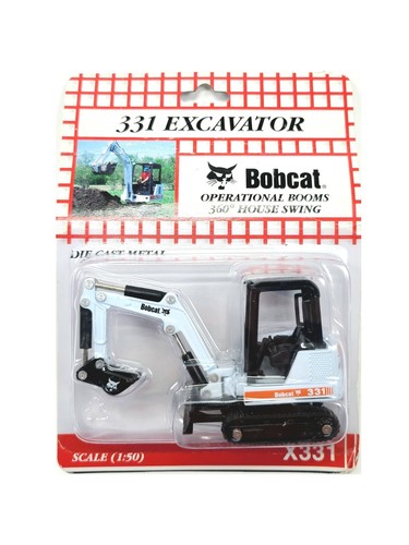 Bobcat IR X331 Mini Excavator - Wan Ho 1:50 Scale Diecast Model ...