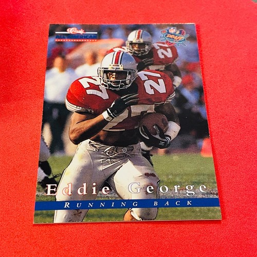 Eddie George .. ROOKIE .. Ohio State / Houston Oilers .. 1996 Classic ...