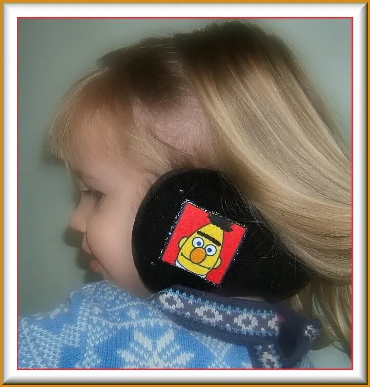 BonEful RTS NEW Boutique School BIRTHDAY Ski Fleece Fabric EARMUFF Xmas ...