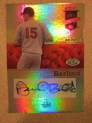 2008 TRISTAR PROJECTIONS PRO DEBUT RED REFLECTIVES DAVID BERLIND GCL ...