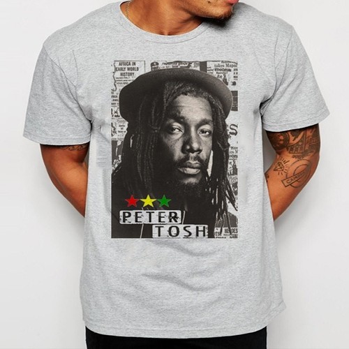 Reggae cotton T-shirt, dancehall, rasta, weed, kush, rastafarian Africa ...