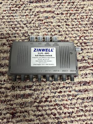 Zinwell SAM-4803 4x8 Multi Switch Compatible DirecTV Dish Satellite ...