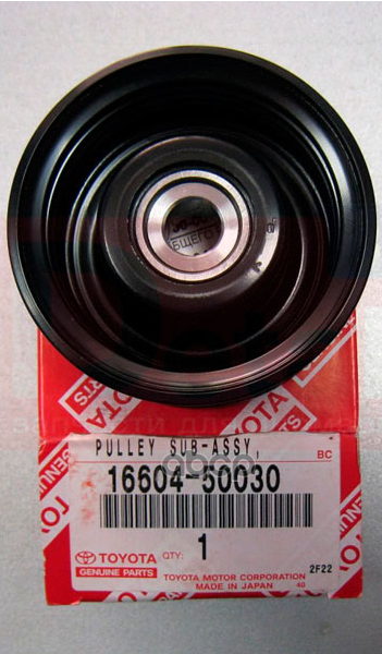 16604-50030 Toyota Pulley sub-assy, idler, no.2 1660450030, New Genuine ...