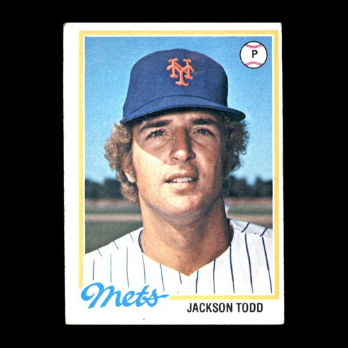 Jackson Todd 1978 Topps Rookie New York Mets #481 Set Break NICE! | eBay