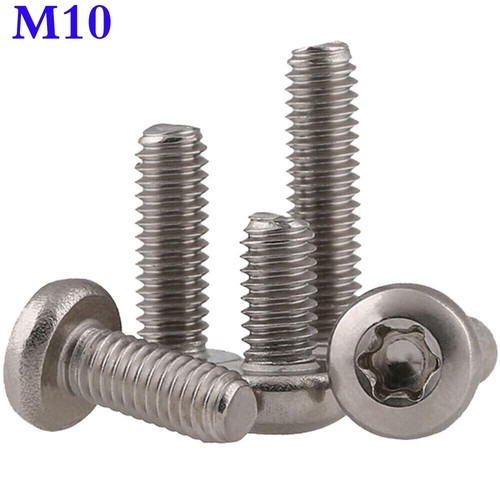 M10 - 1.5 304 Stainless Steel Pan Head Torx Security Machine Screws ...