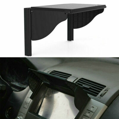 Car Navigation Radio Cover Hood Sun Visor Sunshade Anti Glare ...