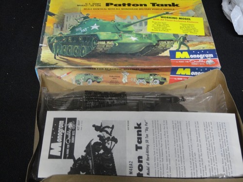 Monogram PM37-198 1:35 M48A-2 50 Ton U.S.Army Patton Military Tank ...