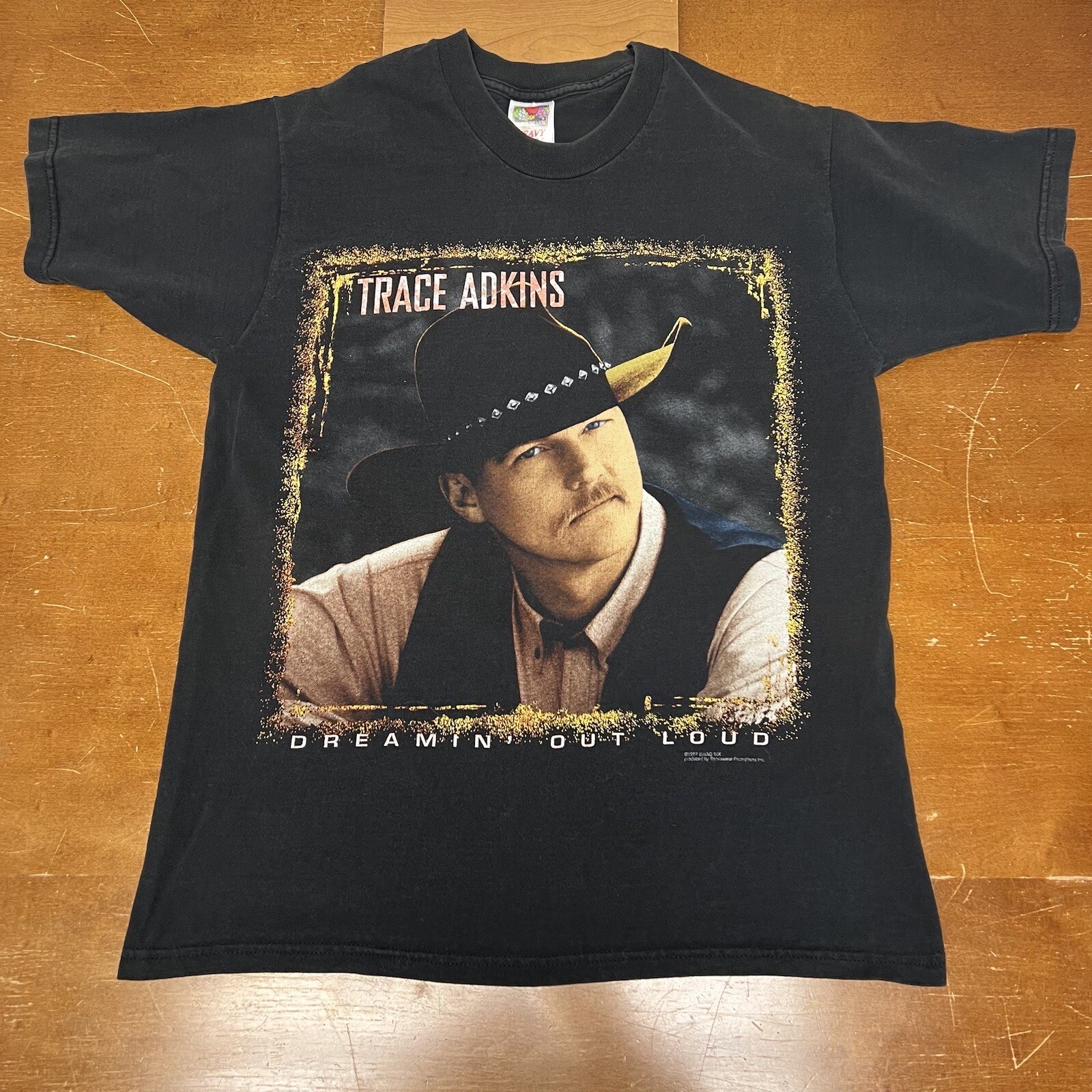 VTG Trace Adkins Shirt Mens Medium Black Dreamin' Out Loud Tour Country 1997 | eBay