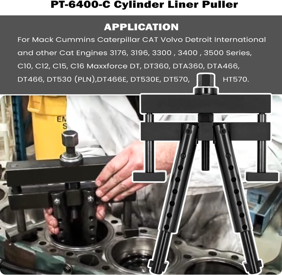 Universal Cylinder Liner Puller Tool for Caterpillar CAT Mack Cummins ...