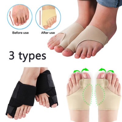 2pcs Toe Bunion Splint Straightener Corrector Hallux Valgus Gout Pain ...