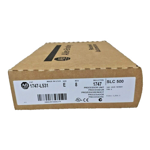New Factory Sealed AB 1747-L531 SER E SLC 5/03 CPU Processor Unit ...