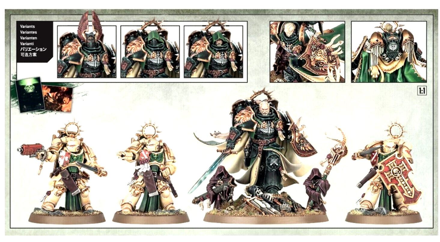 Warhammer 40K: Dark Angels - The Lion's Guard - The Lion & Retinue for ...