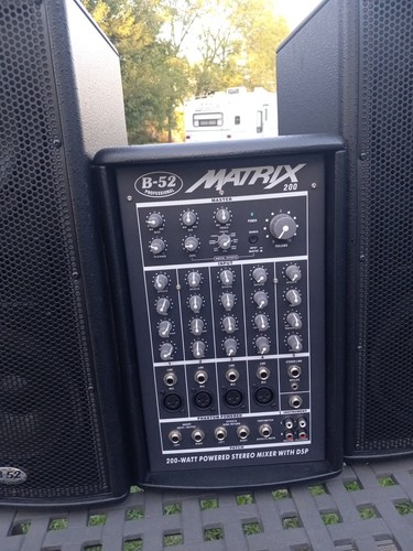 PAIR OF B-52 - MATRIX 200 - 100W SPEAKERS - SOUND GREAT - EXCELLENT ...