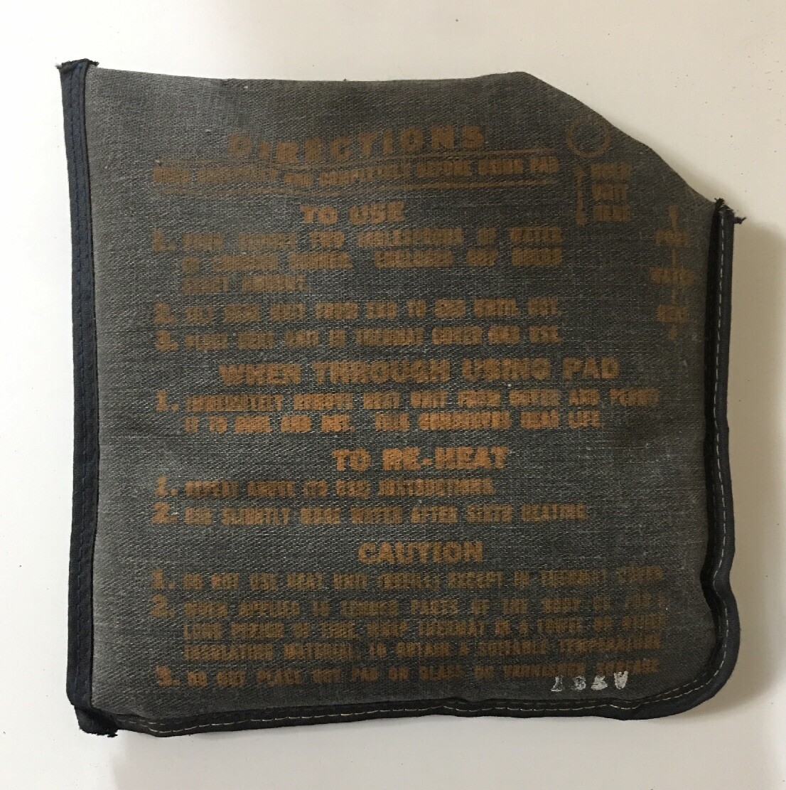 Vintage Thermat Modern Heating Pad Large Bauer & Black Non-Electric ...