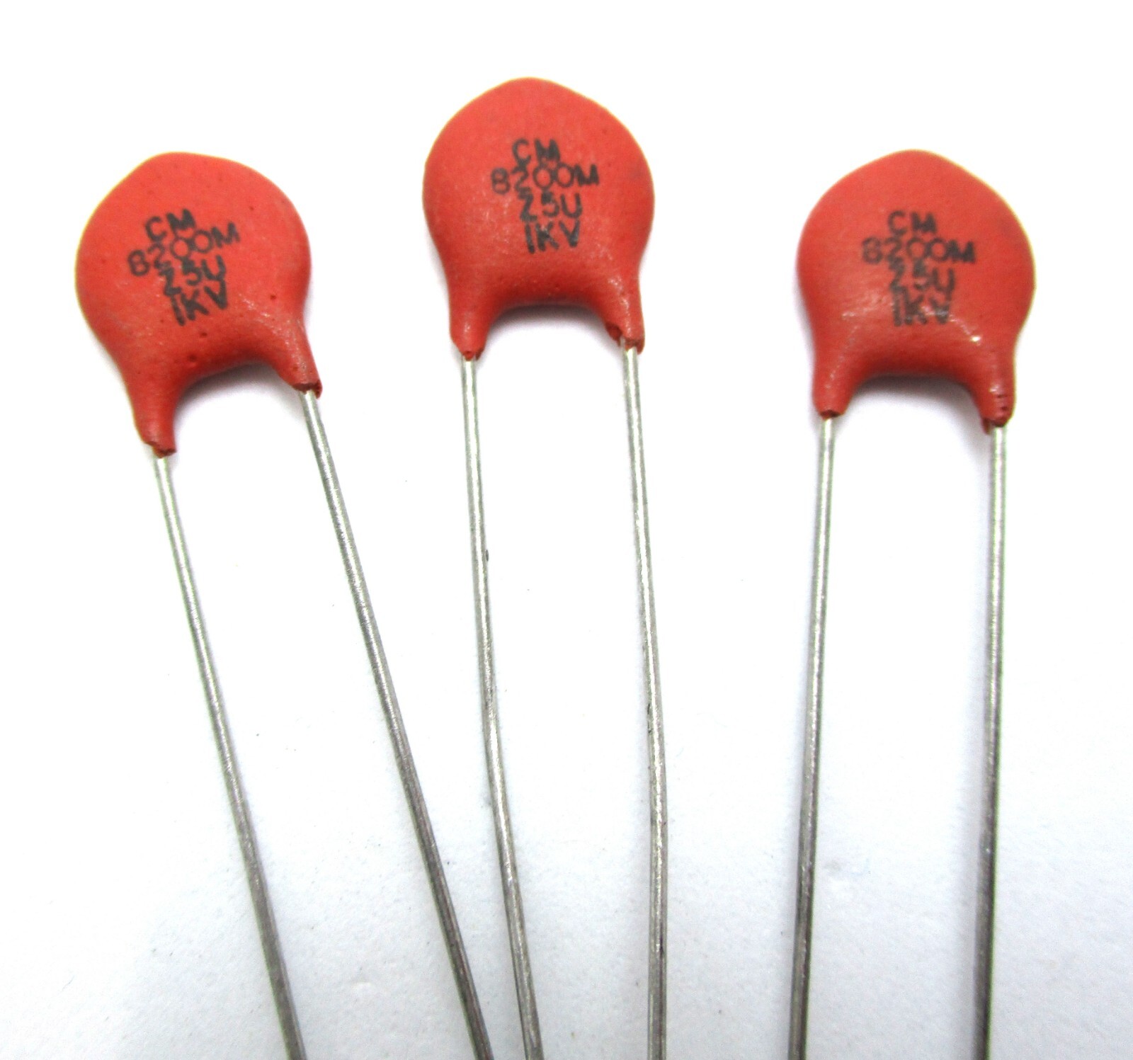 12pcs Ceramic Disc Capacitors 1000V, 1KV 20% 0.0082uF, 8200pF, 562R ...