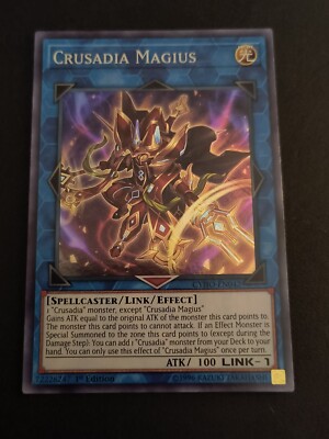 Crusadia Magius - CYHO-EN042 - 1st Edition Super Rare - NM | eBay