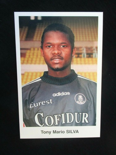 TONY SYLVA AS MONACO saison 1997-1998 Carte postale cp photo football ...