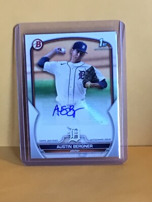 Austin Bergner 2023 Bowman #PPA-AB 1st Bowman Autograph Detroit Tigers ...