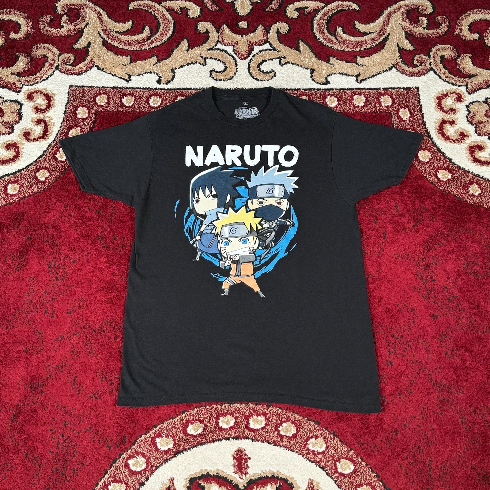 Vintage Y2K Chibi Naruto Sasuke Kakashi Sharingan Ras… - Gem