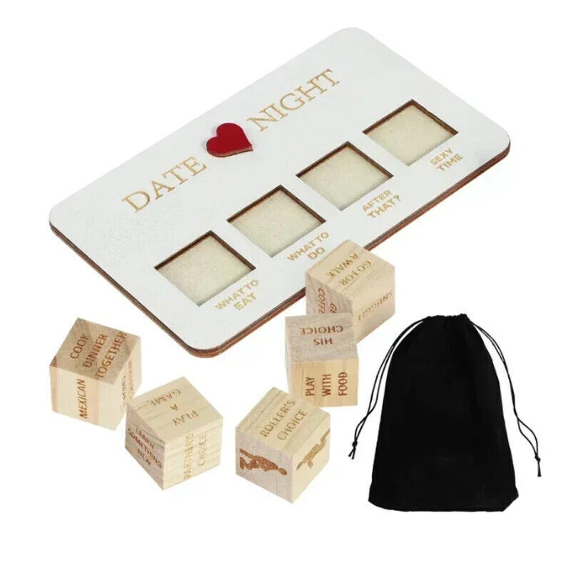 Date Night Dice After Dark Edition Date Night Wooden Dice Game For ...