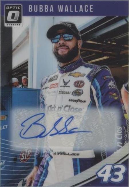 2019 Panini Donruss NASCAR - Optic Bubba Wallace #36 Holo Prizm ...