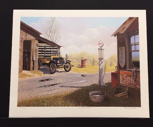 Ray Davenport Limited Edition Signed Print “Way Back When” Ford Model T ...