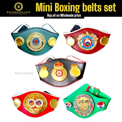 3D Mini Boxing Champion Belt – WBA WBC WBO IBF IBO – Kids Toy Title ...