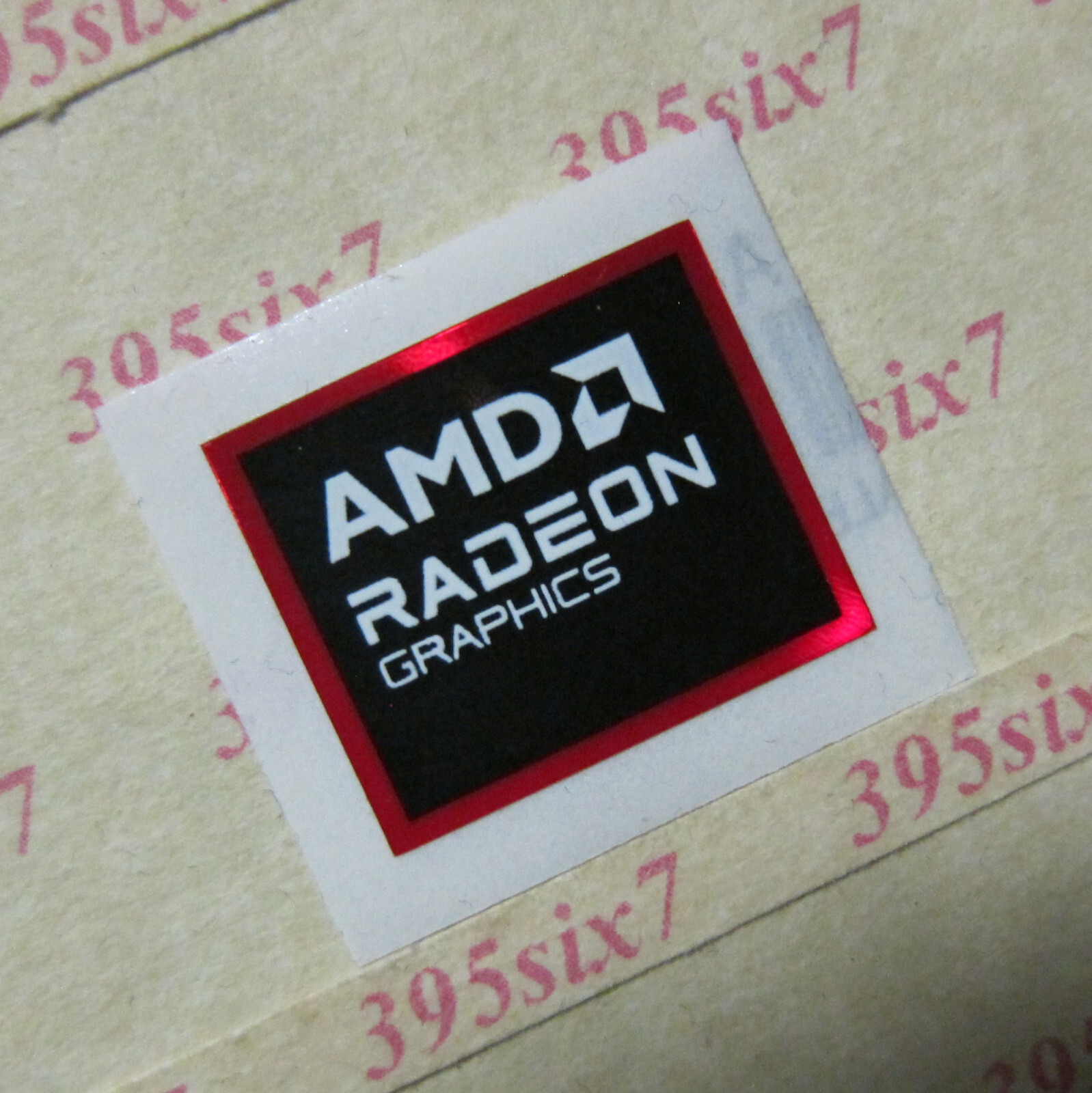 AMD RYZEN 7 Sticker 2024 Version 17mm x 20mm #202404032159 | eBay