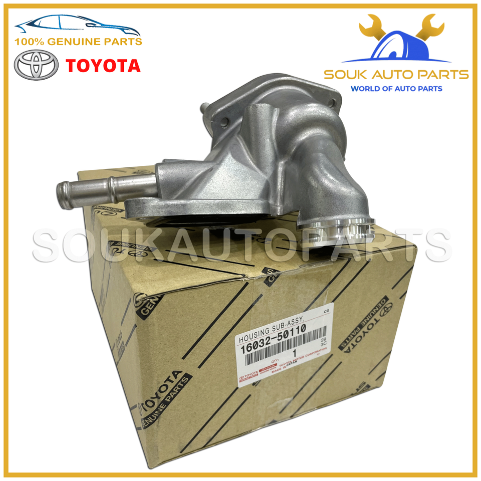 16032-50110 Genuine Toyota WATER INLET HOUSING 1603250110 OEM | eBay