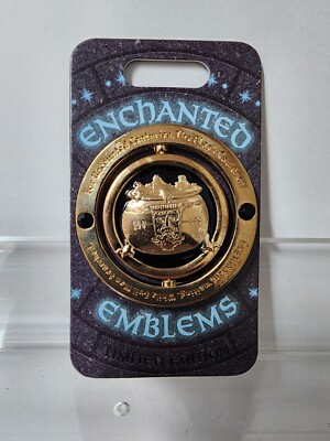 Disney Parks Enchanted Emblems Horned King Black Cauldron Spinner LE ...