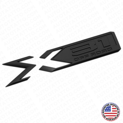 GMC Sierra X31 Off Road Truck Bed Decal Badge Logo Emblem Nameplate ...